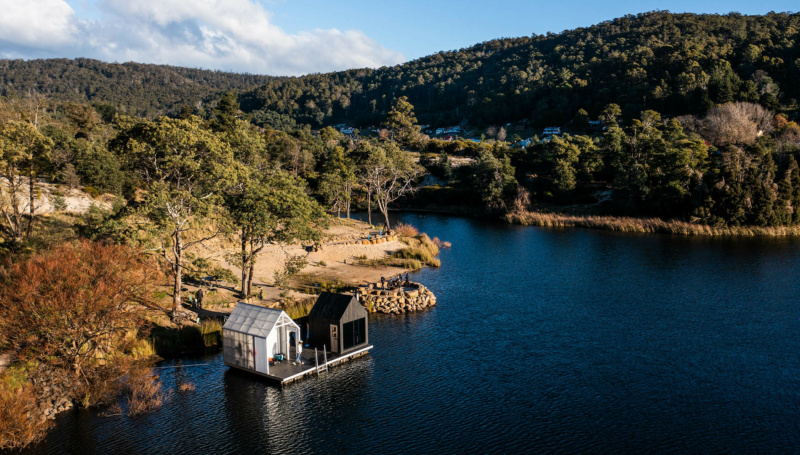 Blue Derby Pods Ride | Lake Derby Floating Sauna