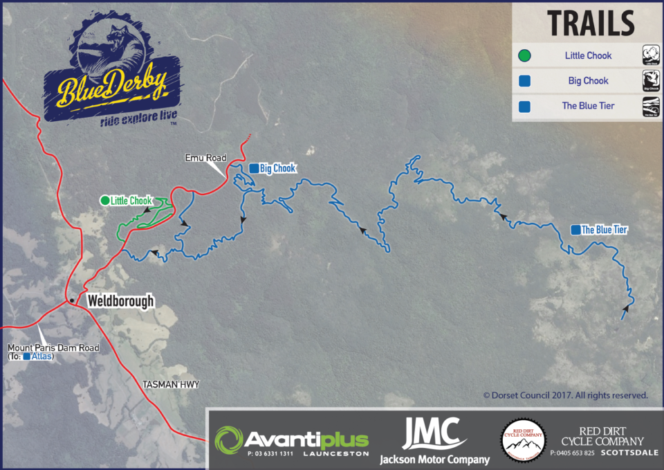 Blue Derby Pods Ride | Blue Derby Trail Map